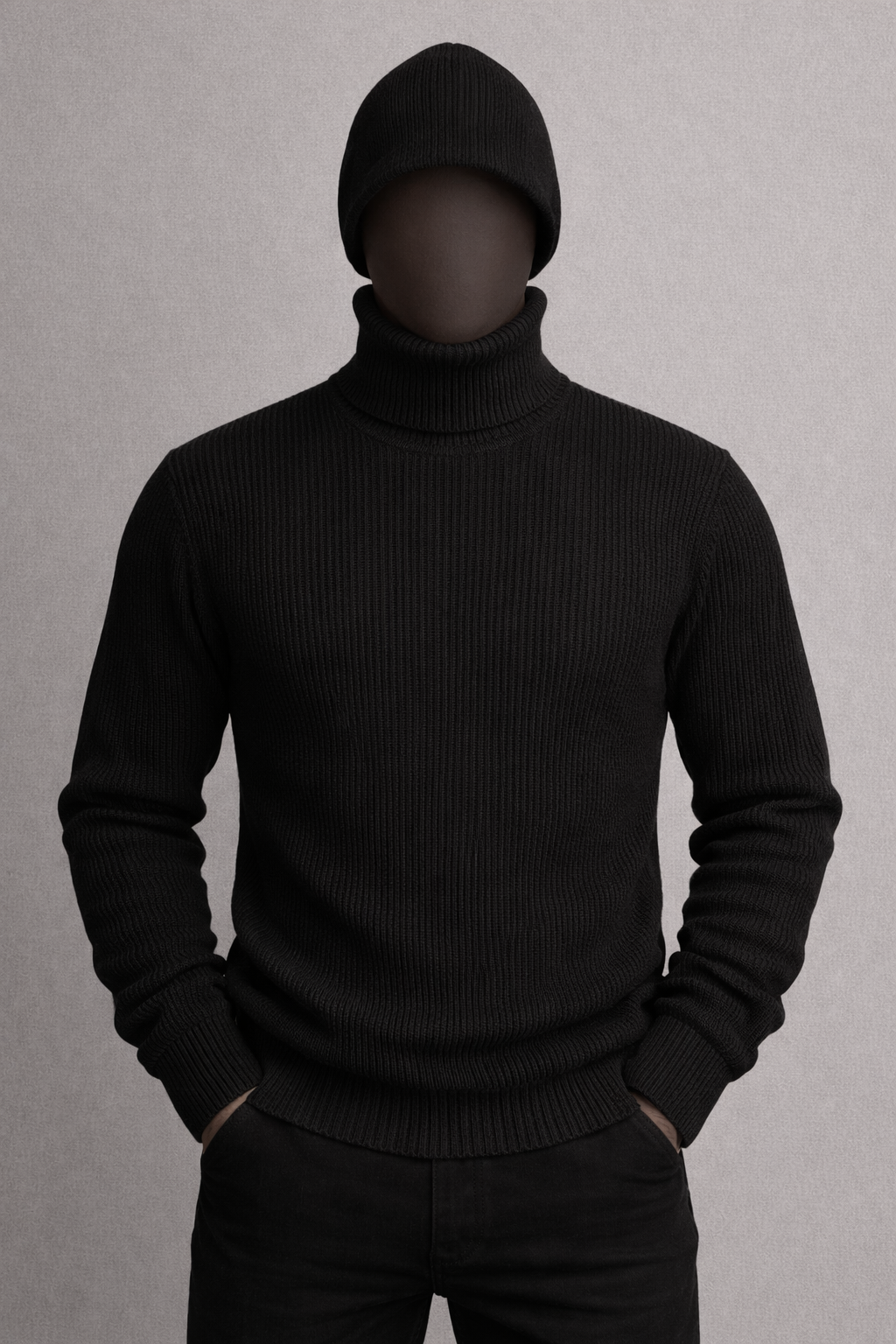 BLACK TURTLE NECK